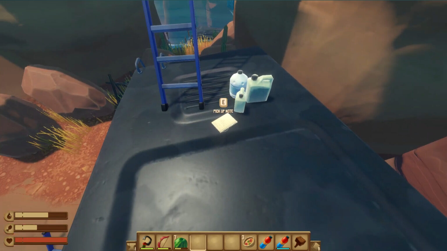Raft Notes and Blueprints Locations Guide (Caravan Town) | Retrology